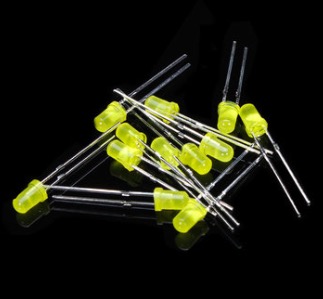 HR0273 3mm F3 yellow LED 1000pcs